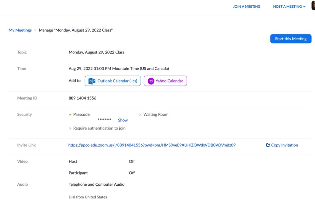 Zoom in MyCourses – Getting Started – PPSC eLearning Knowledge Base & Support
