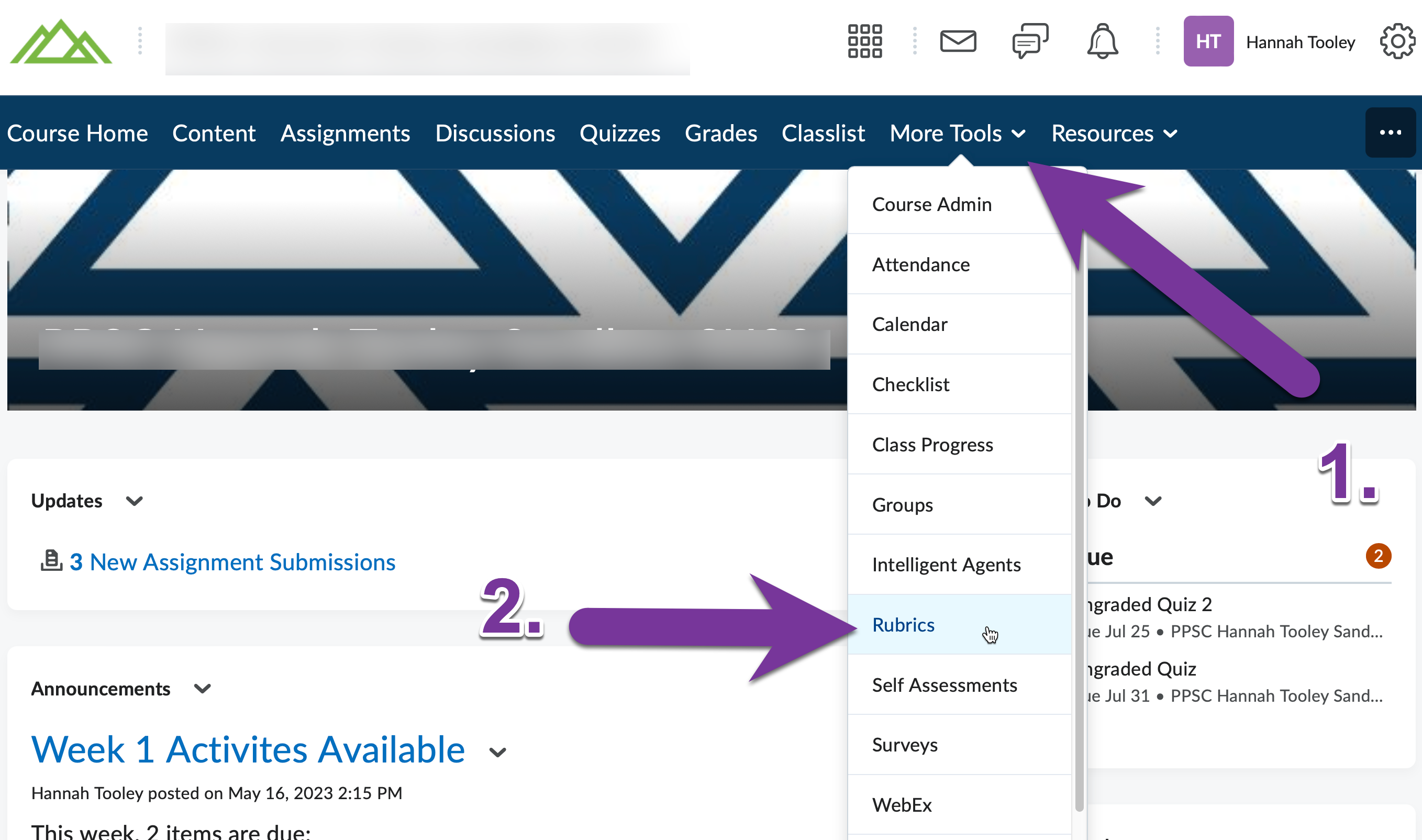 Create a Rubric – PPSC eLearning Knowledge Base & Support