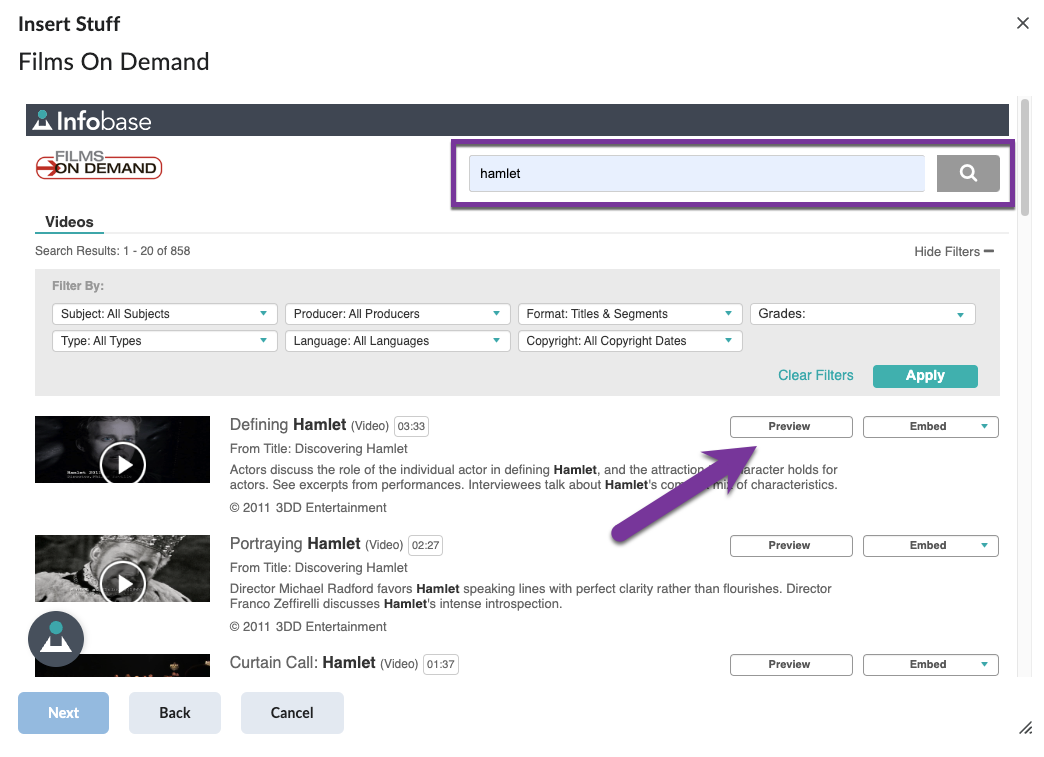 Films on Demand – PPSC eLearning Knowledge Base & Support