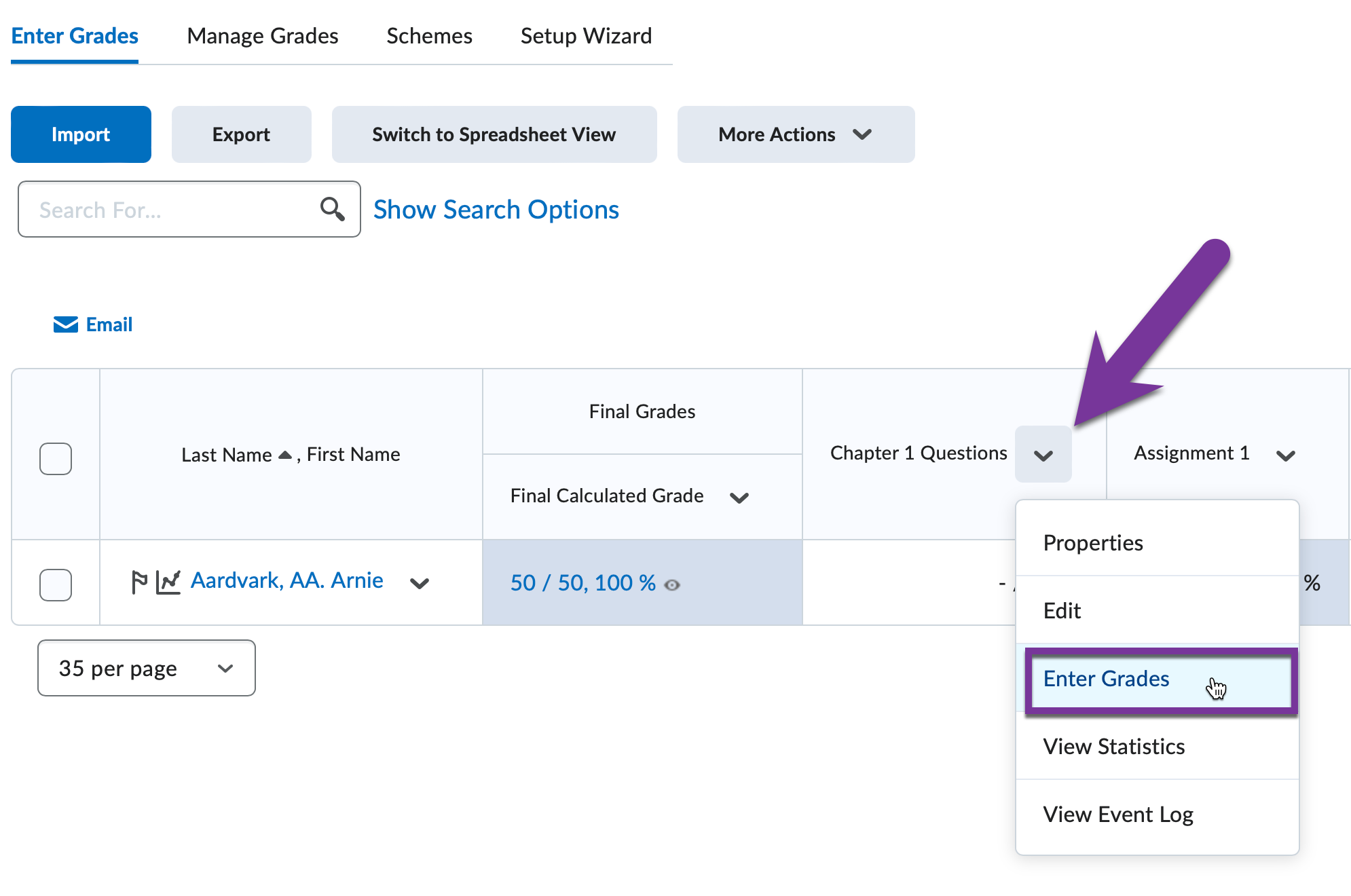 How to Enter Grades – PPSC eLearning Knowledge Base & Support