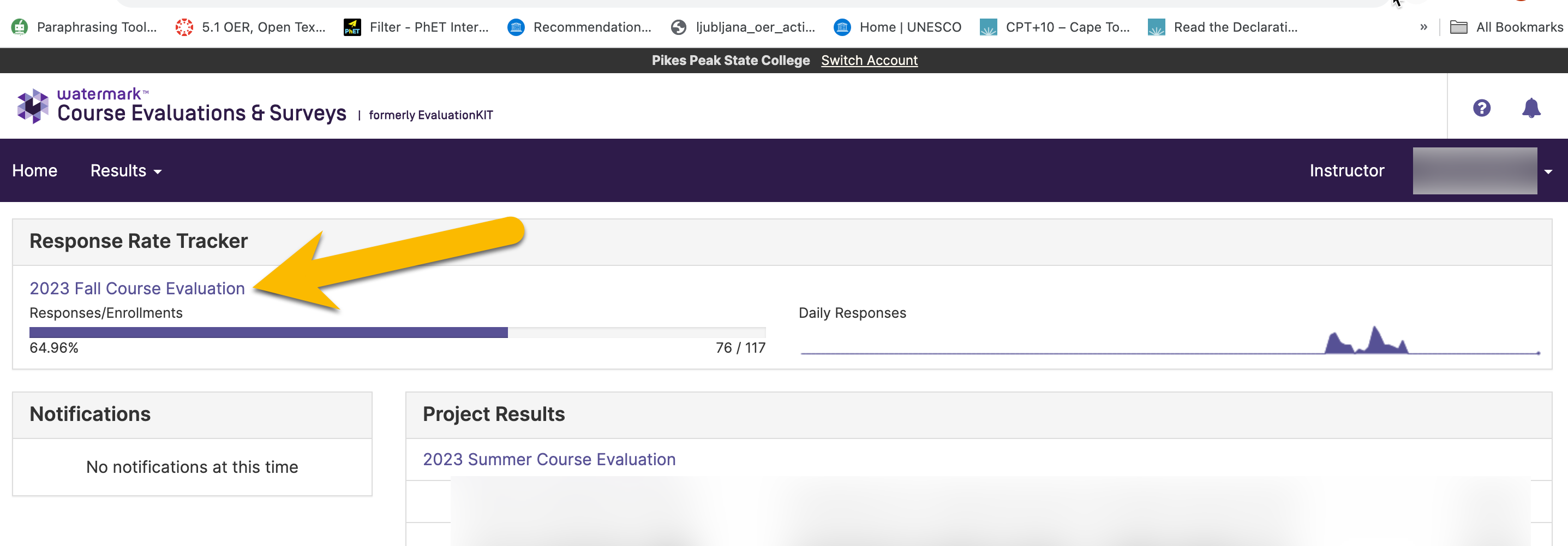 How to Access Course Evaluations – PPSC eLearning Knowledge Base & Support