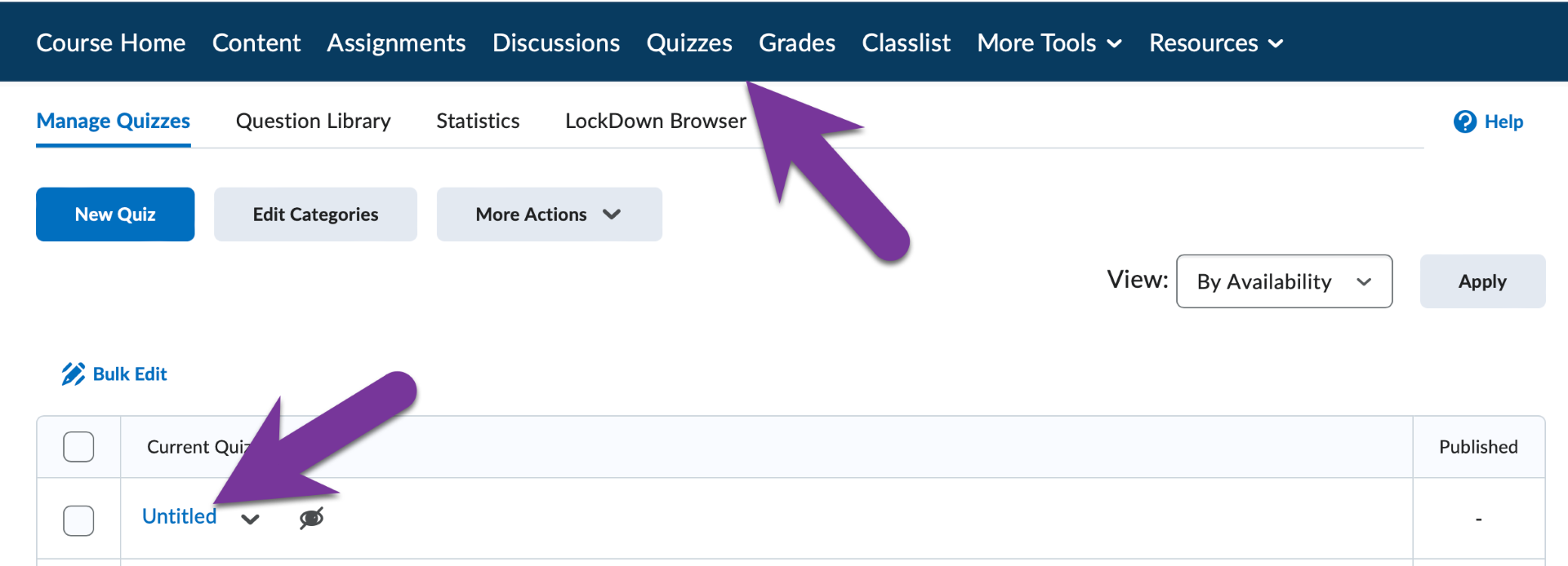 Add Questions from the Question Library into a Quiz – PPSC eLearning ...