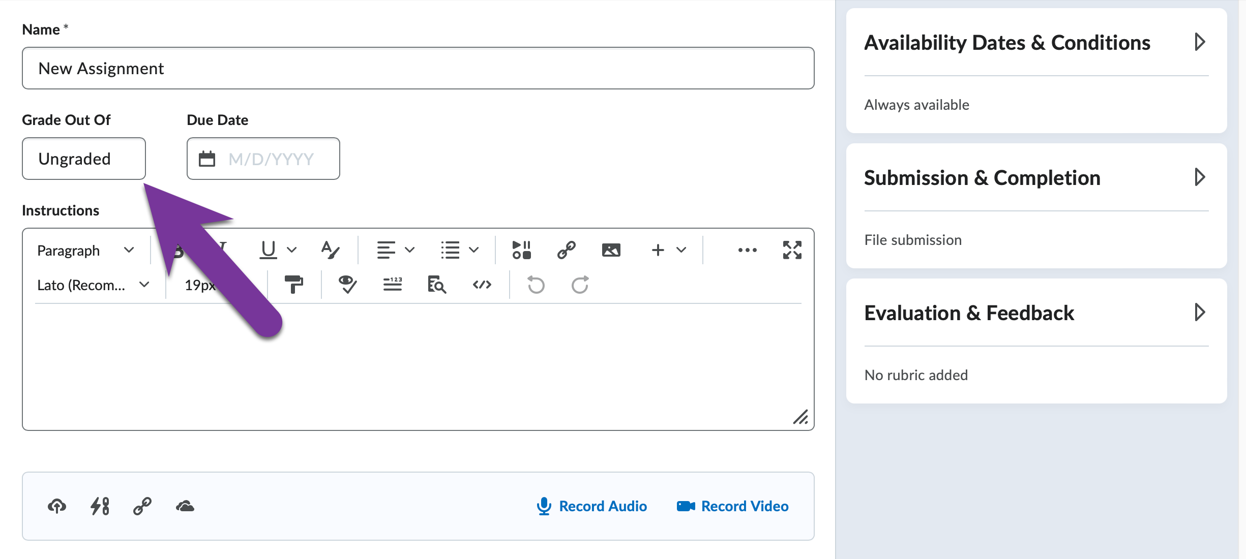 Link Grades to a Submission Folder in Assignments – PPSC eLearning ...