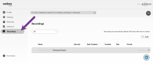 WebEx – Sharing and Recording – PPSC eLearning Knowledge Base & Support